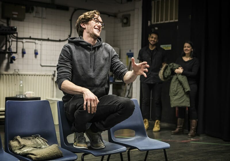 First Look: Oliver Savile and Ashleigh Gray in Rehearsal for Company ...