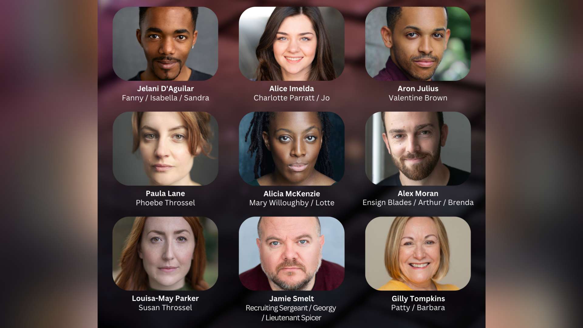Cast announced for the tour of J.M. Barrie’s acclaimed regency comedy ...