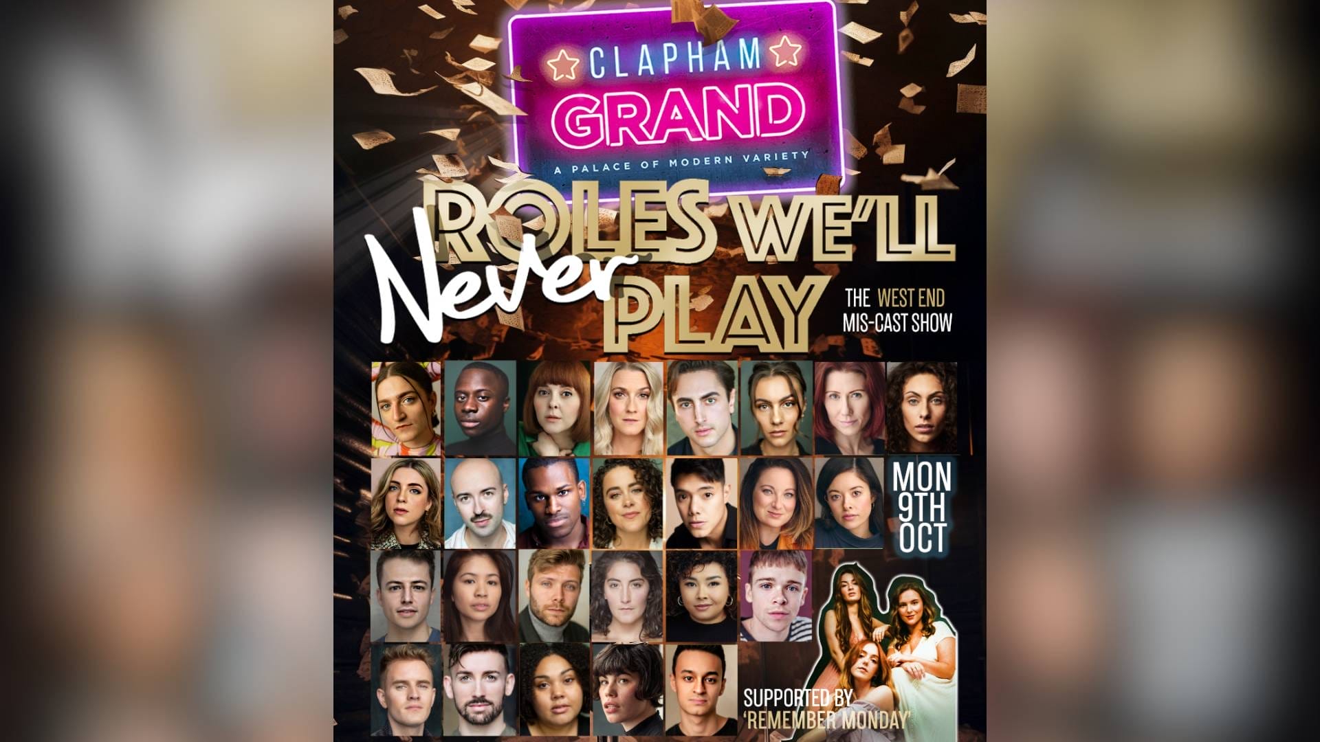 Roles We’ll Never Play Returns for One Night at Clapham Grand - Theatre ...
