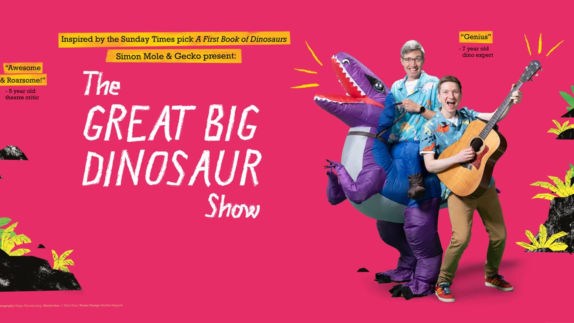 The Great Big Dinosaur Show from poet Simon Mole and musician Gecko to ...