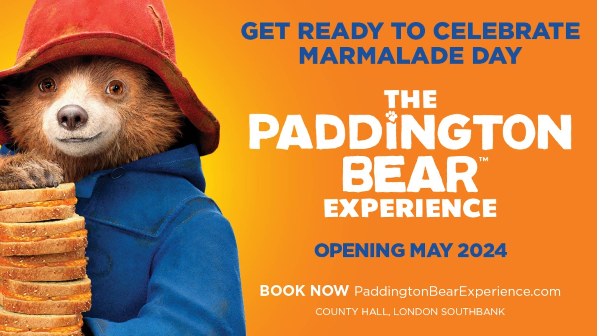 Tickets to go on sale for The Paddington Bear™ Experience - Theatre Weekly