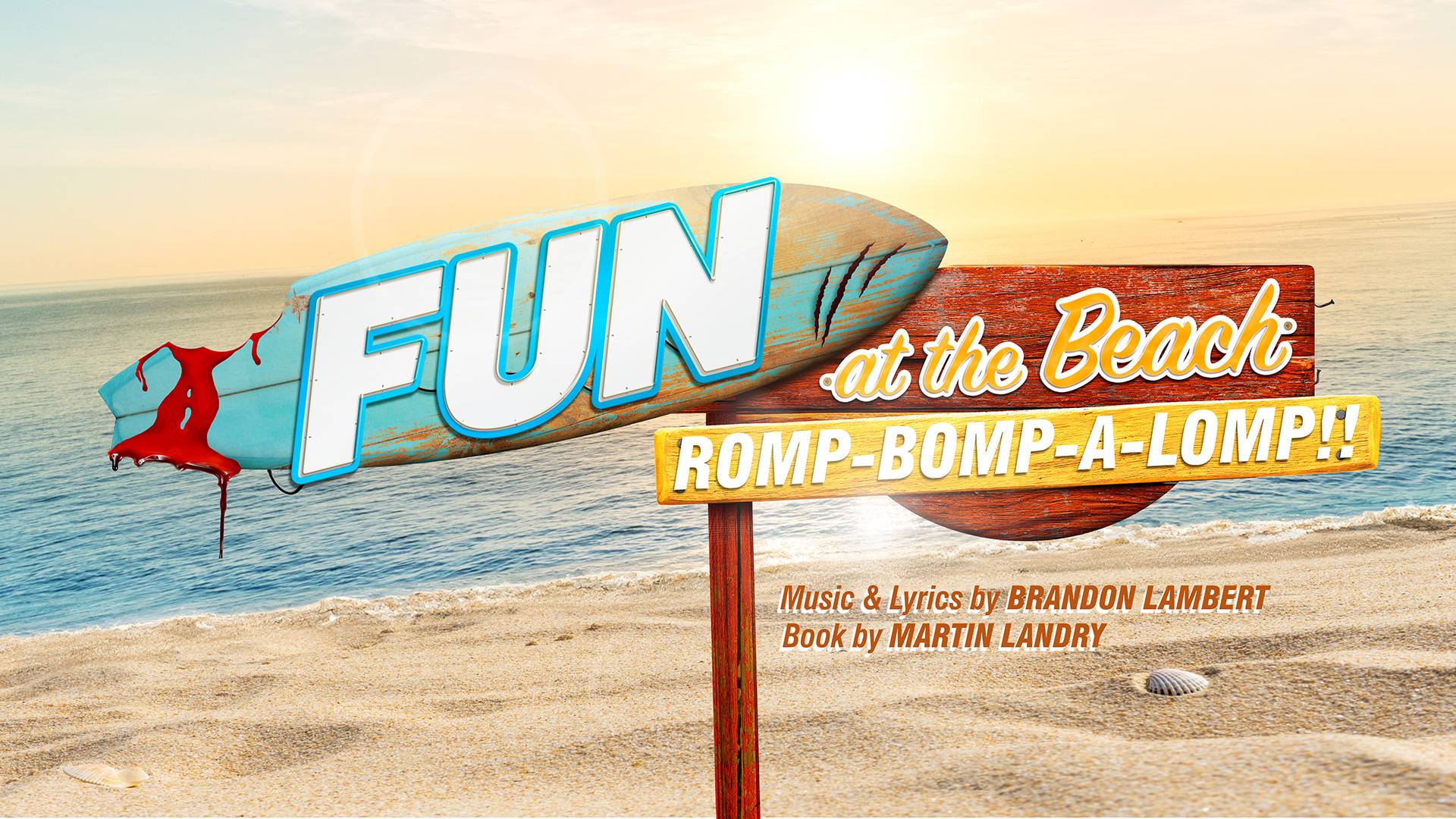 The World Première of Brand-New Musical Fun at The Beach Romp-Bomp-A ...