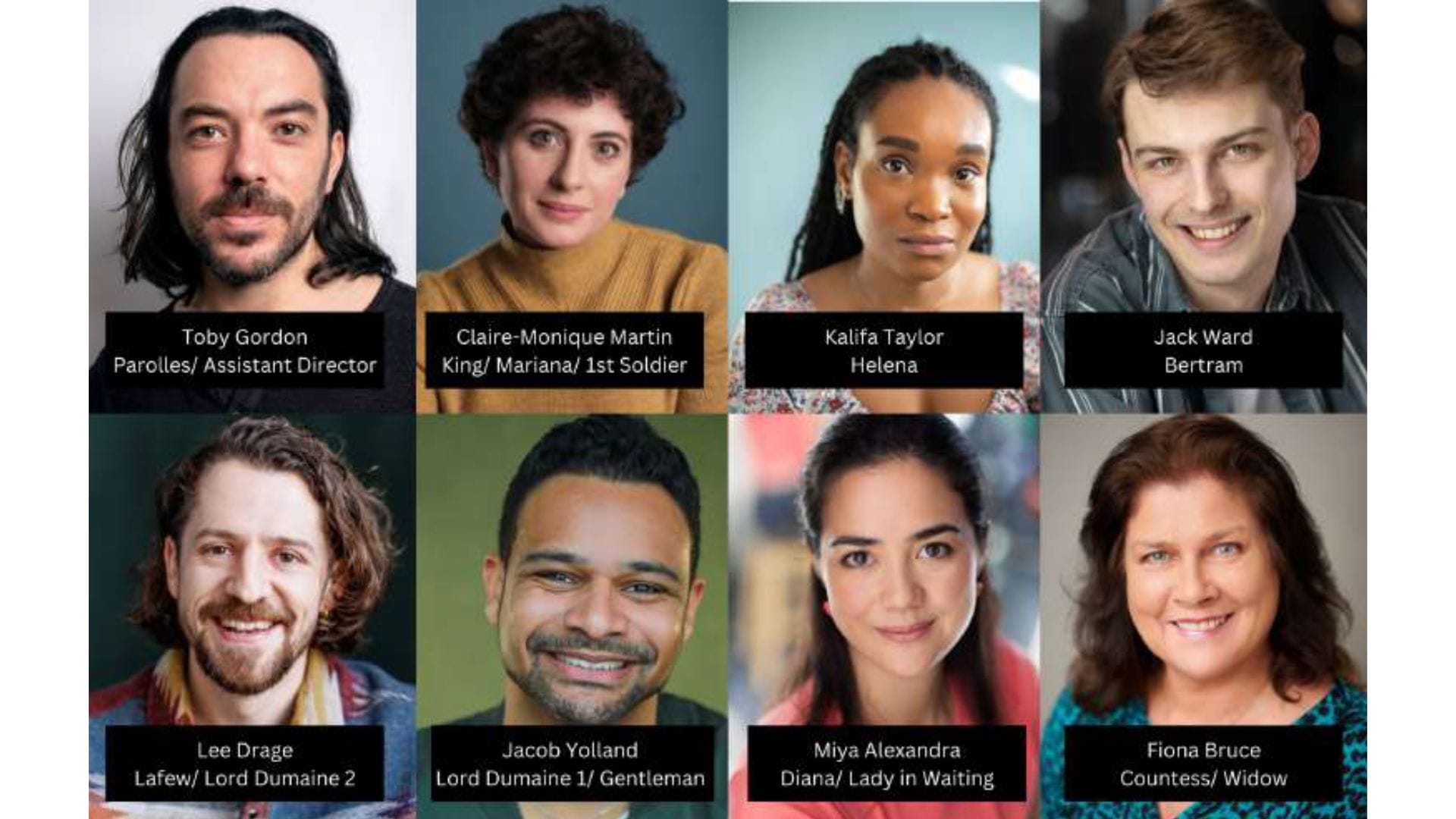 Shakespeare in the Squares Announce Cast for All's Well That Ends Well ...