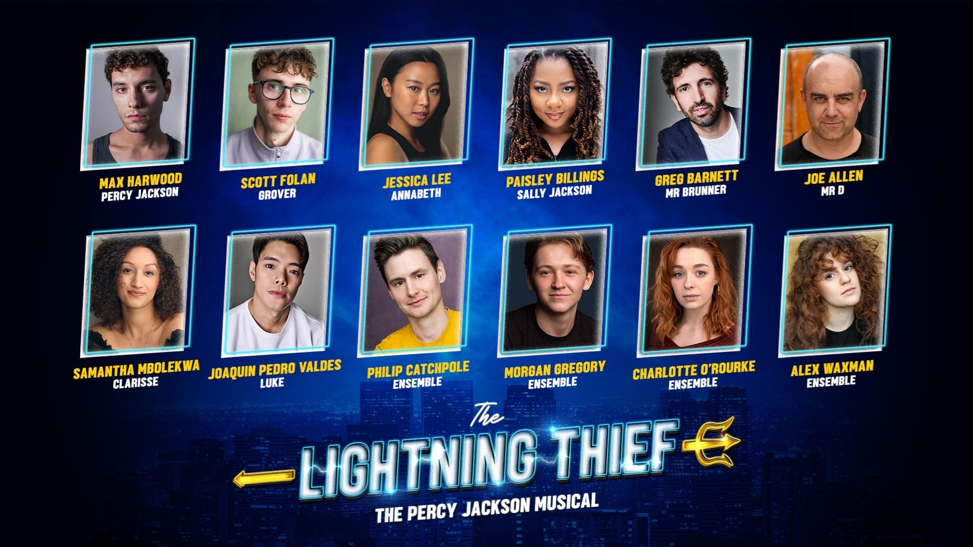 Full Cast Announced for The Lightning Thief: The Percy Jackson Musical ...