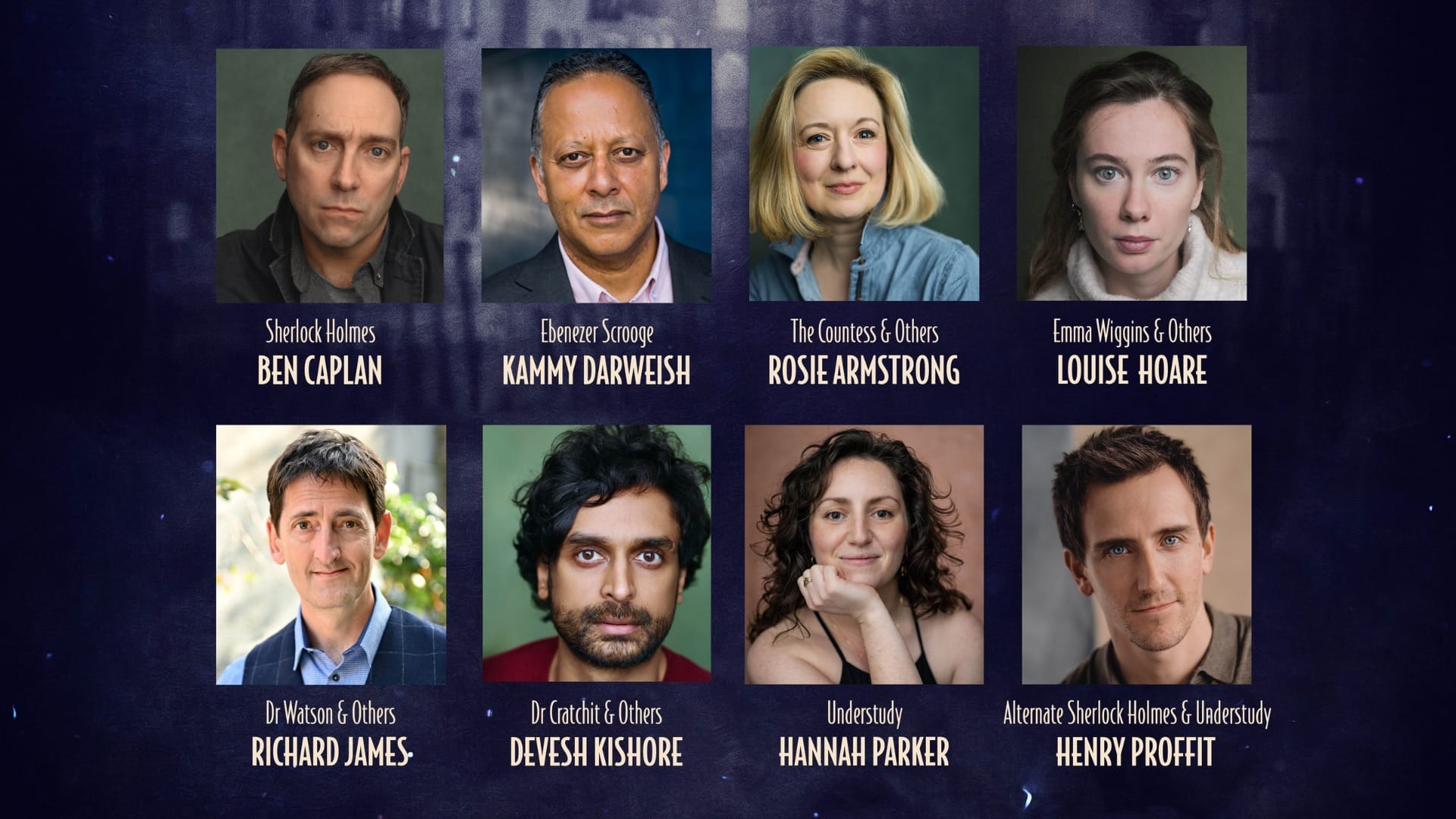 Cast Announced for A Sherlock Carol Returning to Marylebone Theatre ...
