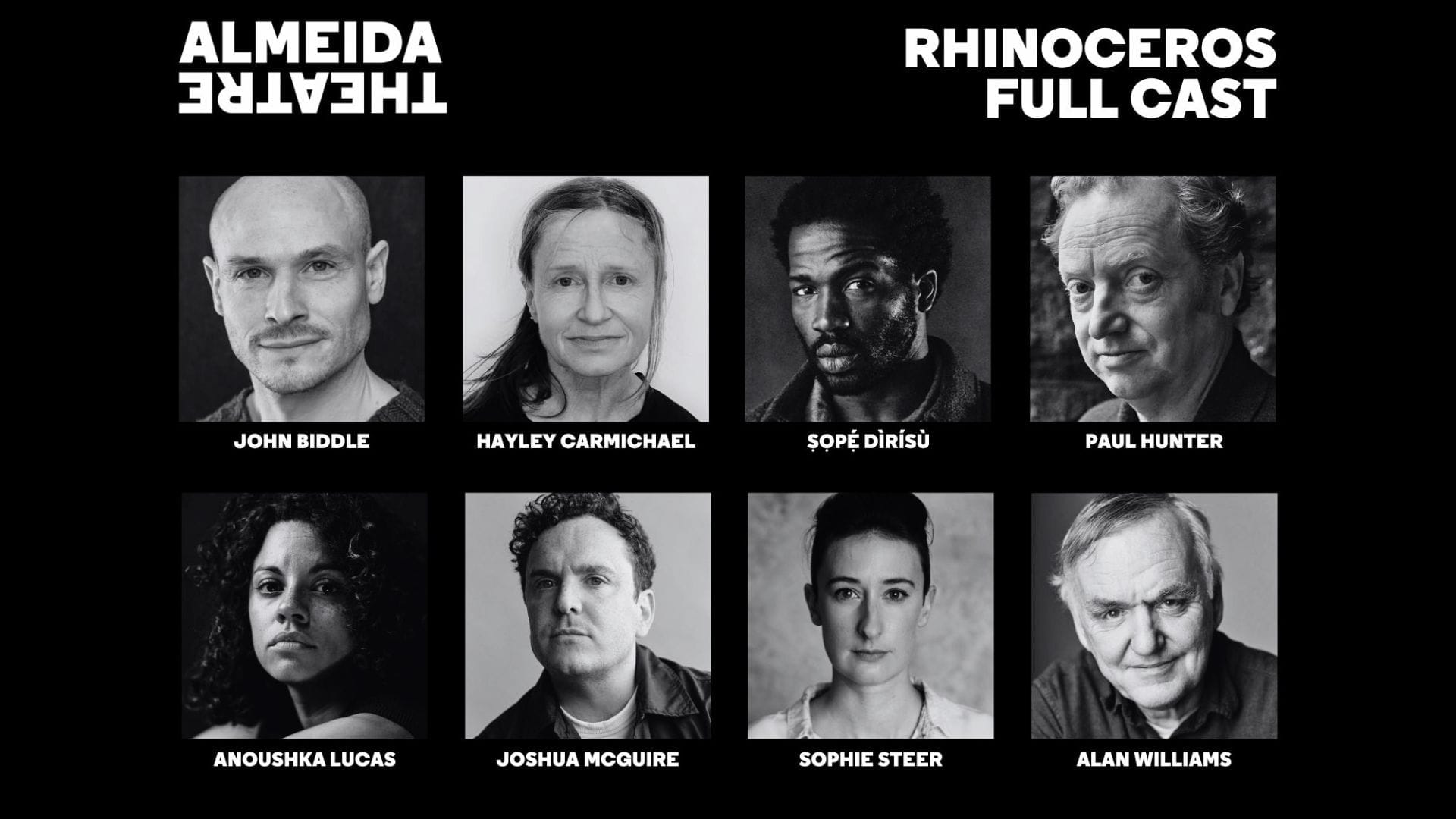 The Almeida Theatre announces the full cast of Omar Elerian’s ...