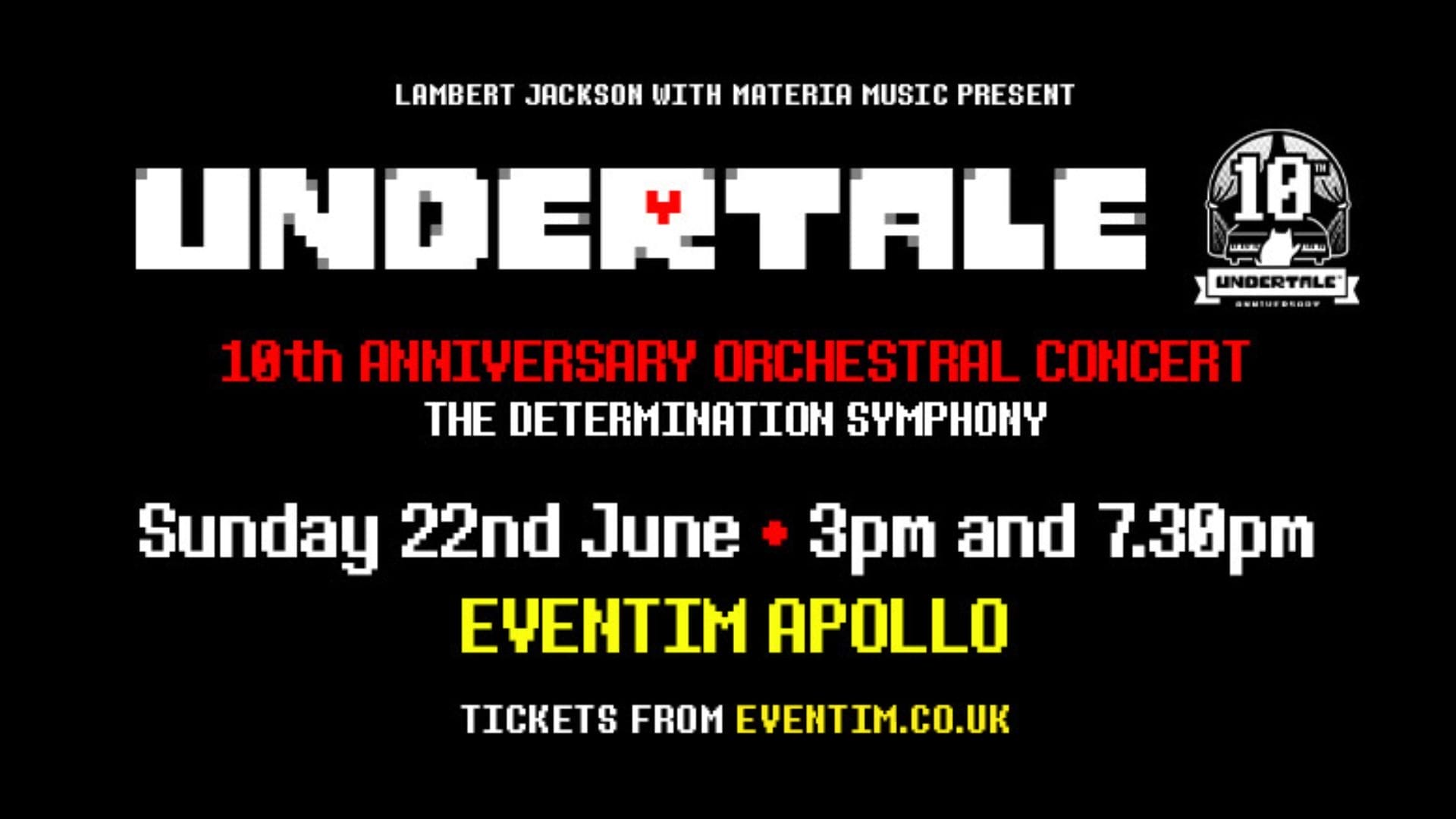 Extra Show Added for UNDERTALE’s 10th Anniversary Concert at Eventim ...
