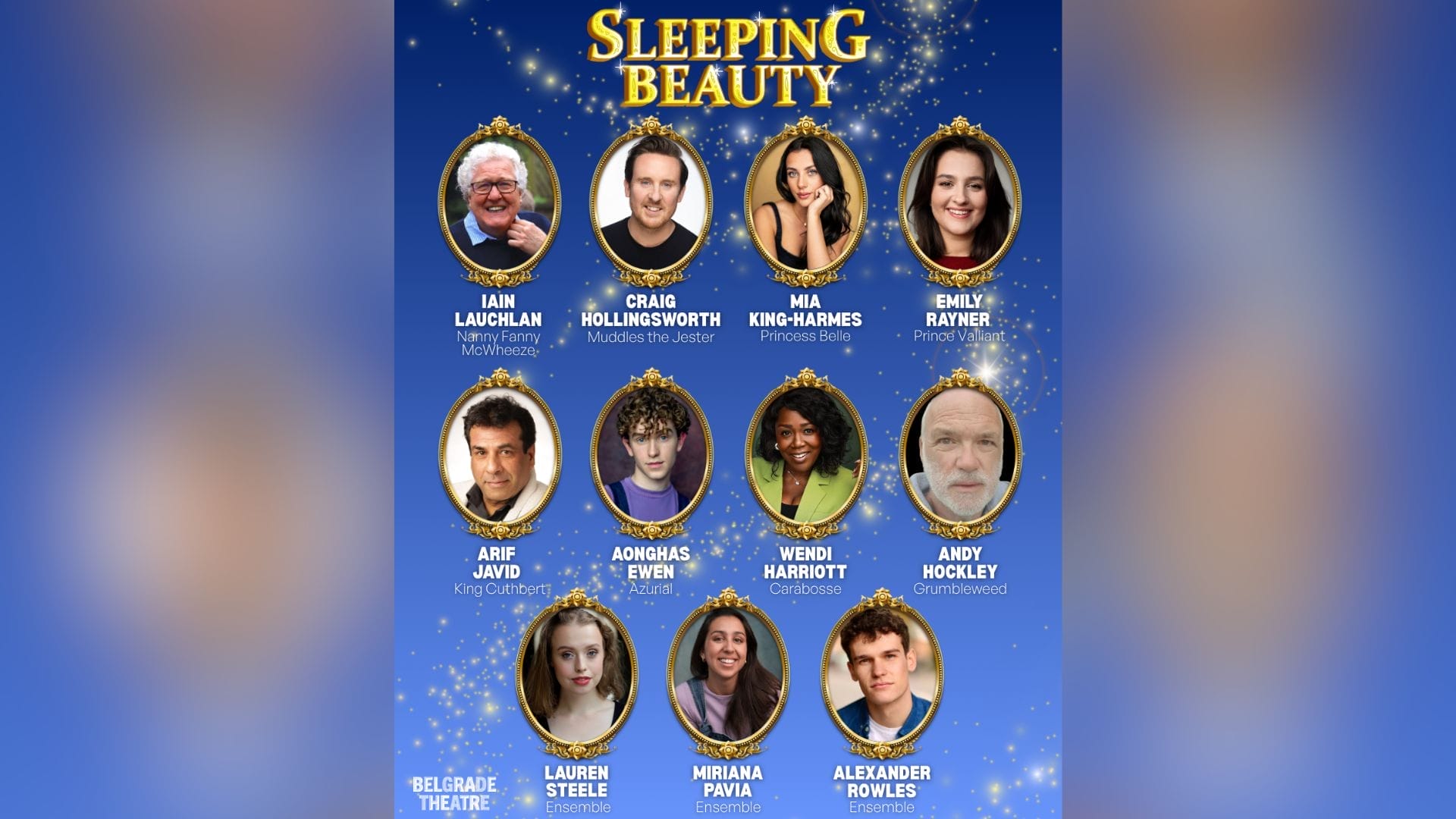 Cast Announced for Sleeping Beauty at Belgrade Theatre, Coventry ...